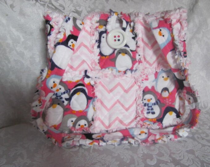 Penguins and Pink Chevron Inspired Handbag Penguin Purse Small - Etsy
