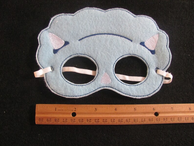 Triceratops in Light Blue Party Masks- Dinosaur Photo Prop - 2 Sizes ...