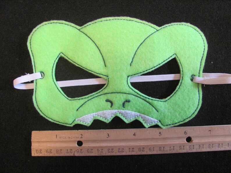 T-rex Party Masks Lime Green Dinosaur Photo Prop Felt Mask - Etsy