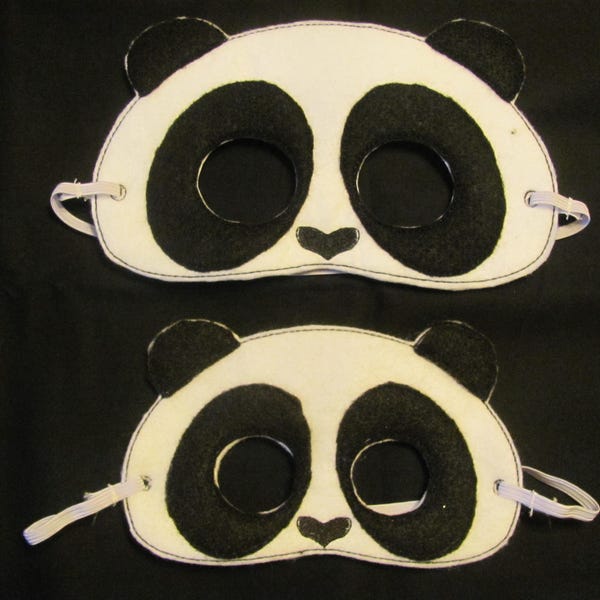 Panda Mask - Etsy