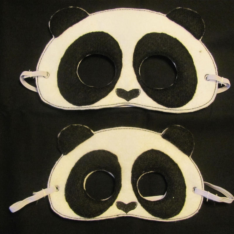 Panda Mask - Etsy