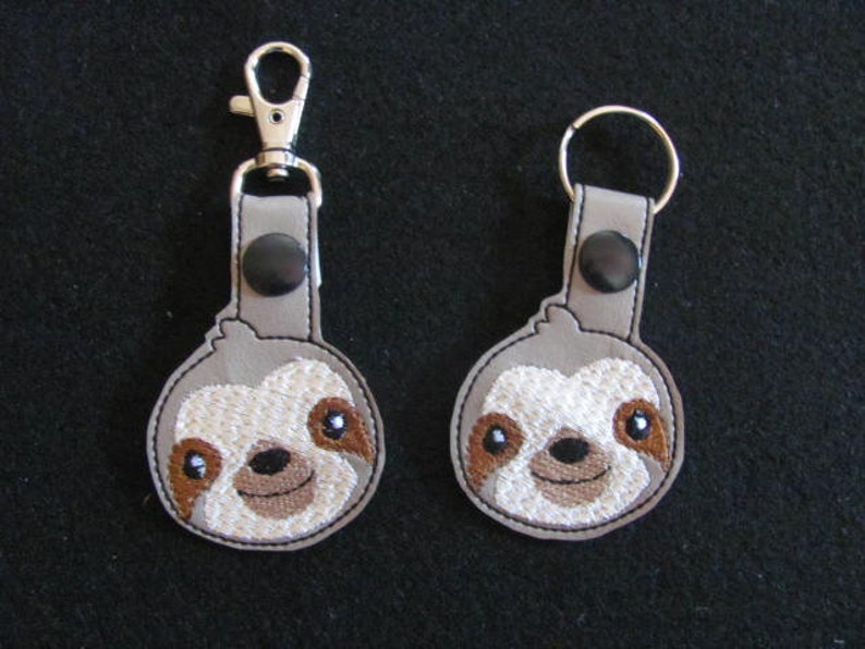 Quarter Key Chain Sloth Keychain Sloth Quarter Holder - Etsy