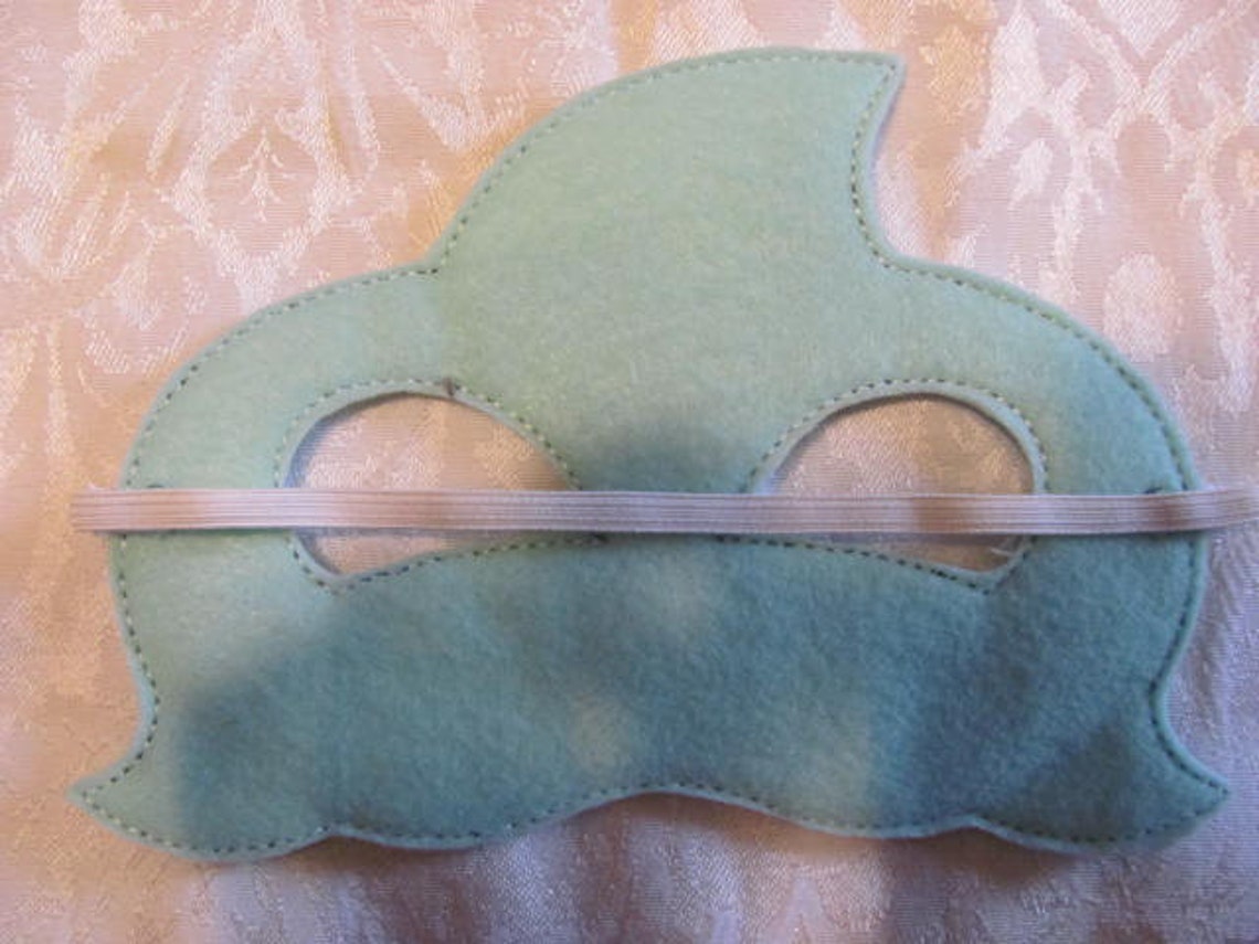 Mint Green Shark Party Masks Shark Photo Prop Felt Mask - Etsy