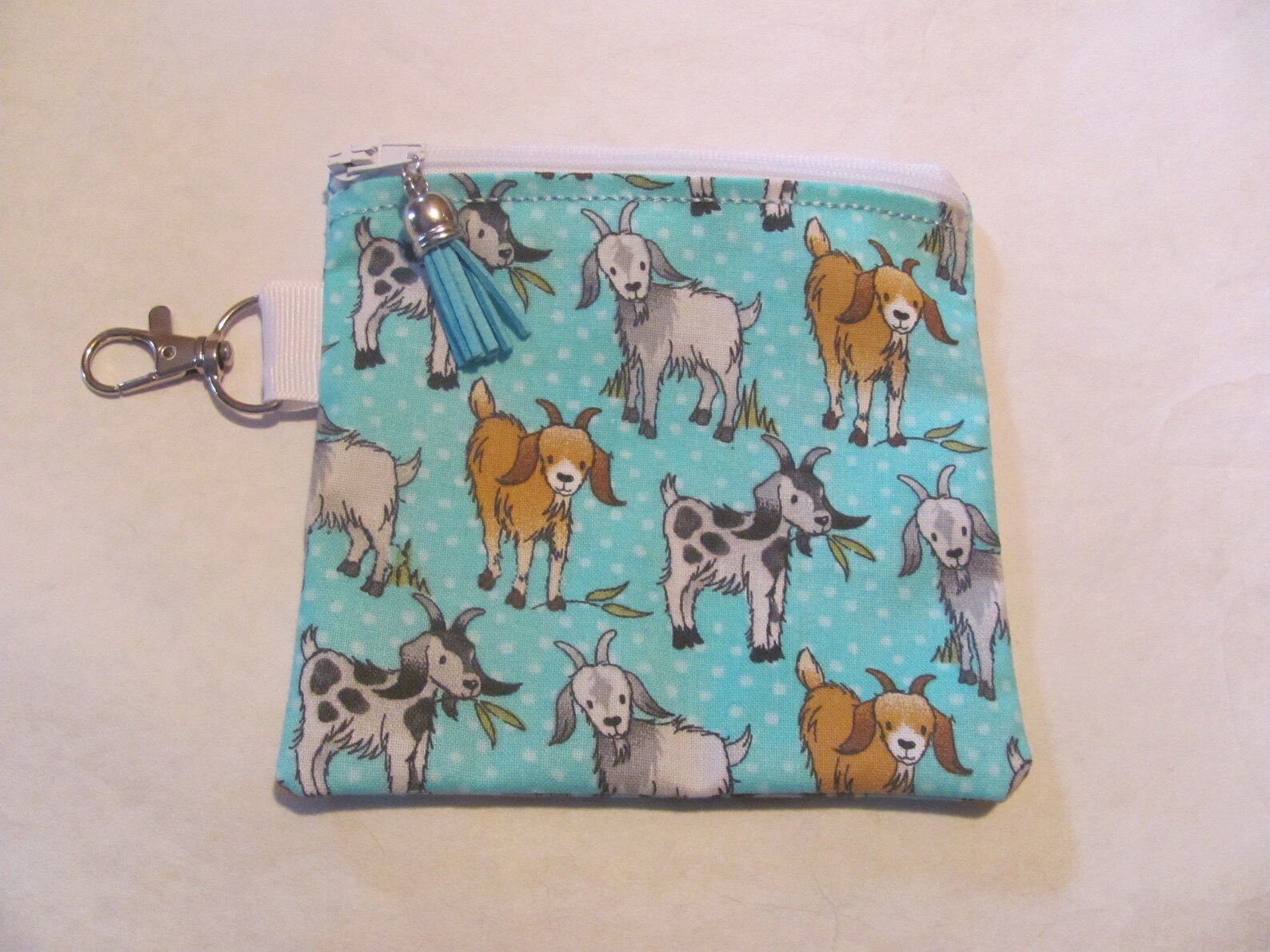 Goat Zipper Bag Goat Mask Bag Goat Organizer Bag Goat | Etsy