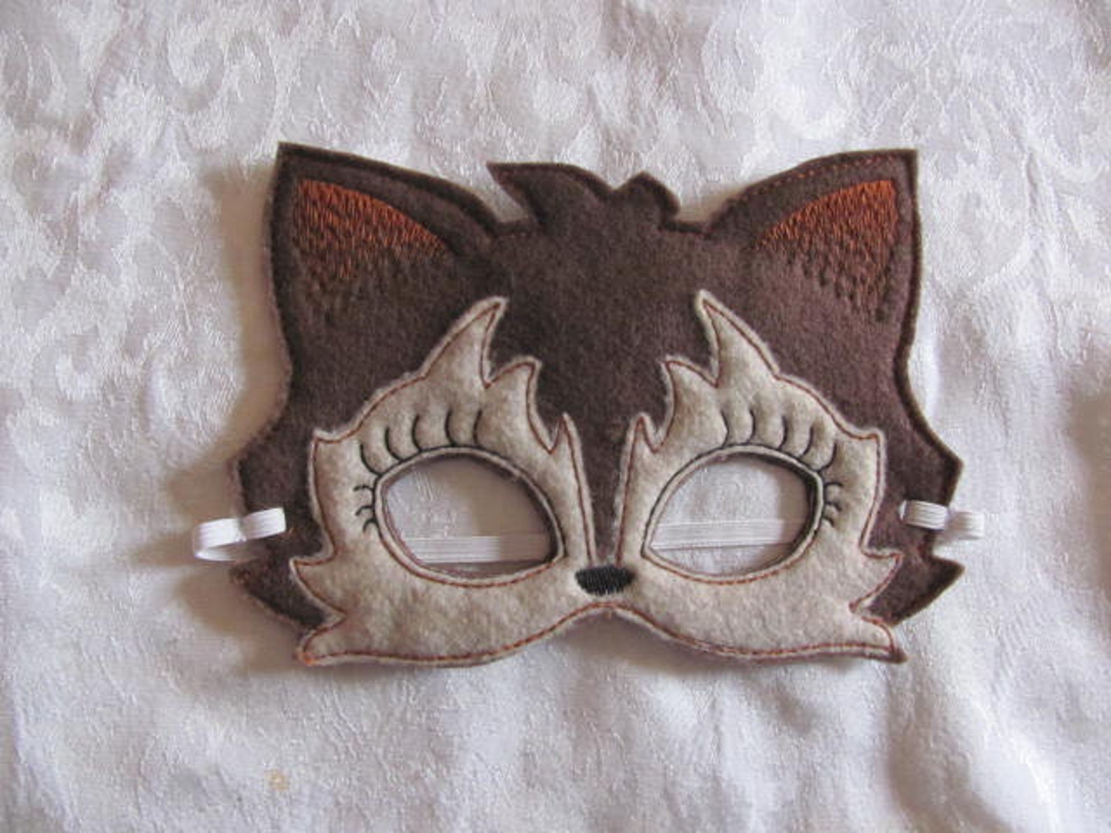 Girl Wolf Felt Party Mask Wolf Photo Prop Girl Wolf Party | Etsy