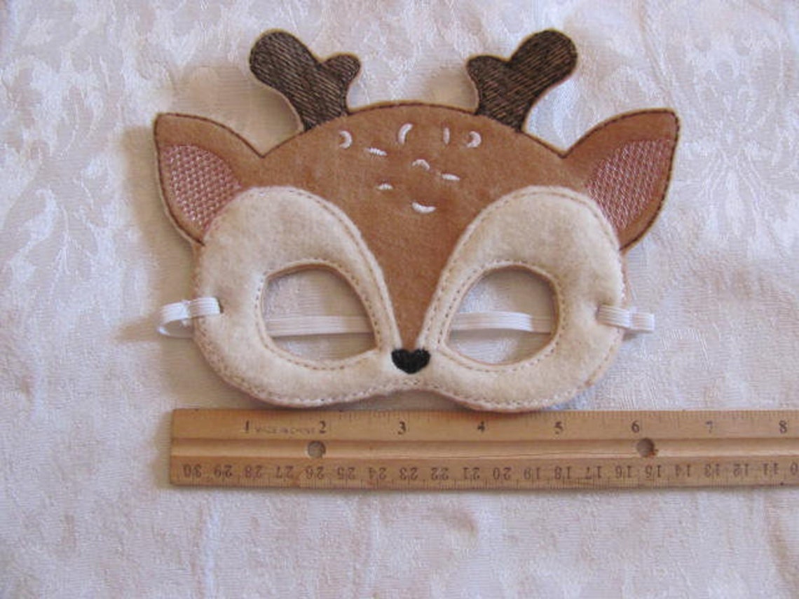 Deer Party Mask Deer Photo Prop Deer Party Favor Deer | Etsy