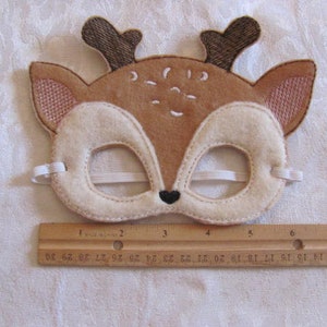 Deer Party Mask - Deer Photo Prop - Deer Party Favor - Deer Felt Mask ...