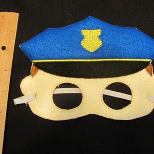 Police Officer Party Mask - Policeman Photo Prop - Police Officer Party ...