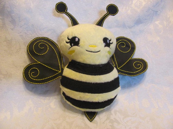 Bee Stuffed Animal Bumble Bee Gift for Girls Bumble Bee - Etsy