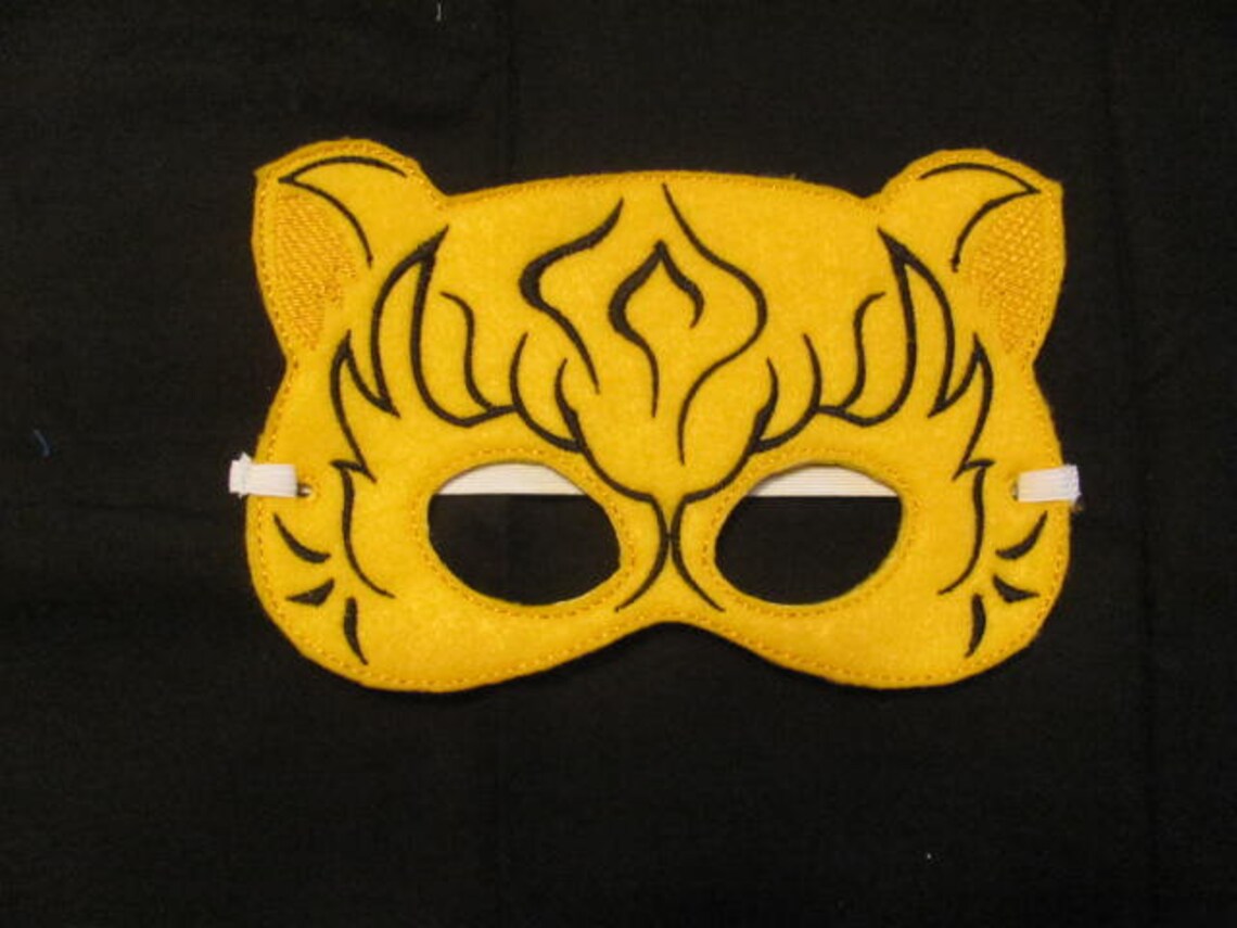 Tiger Felt Party Mask Tiger Photo Prop Tiger Party Favor - Etsy