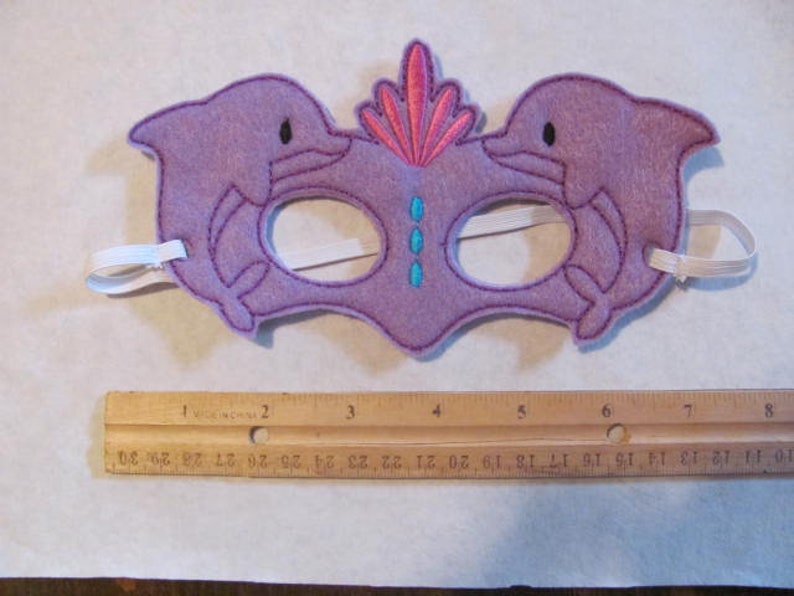 Dolphin Party Masks Dolphin Photo Prop Purple Dolphin Felt | Etsy