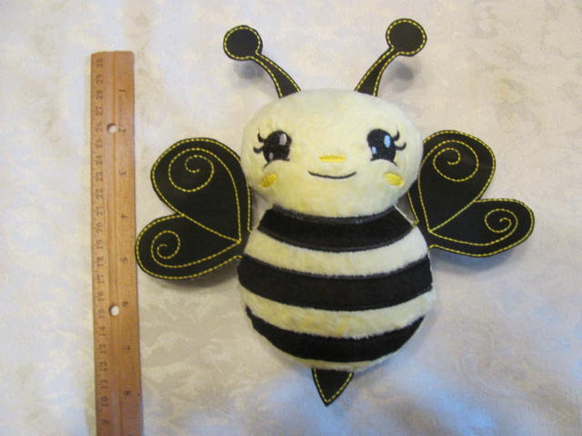 Bee Stuffed Animal Bumble Bee Gift for Girls Bumble Bee - Etsy
