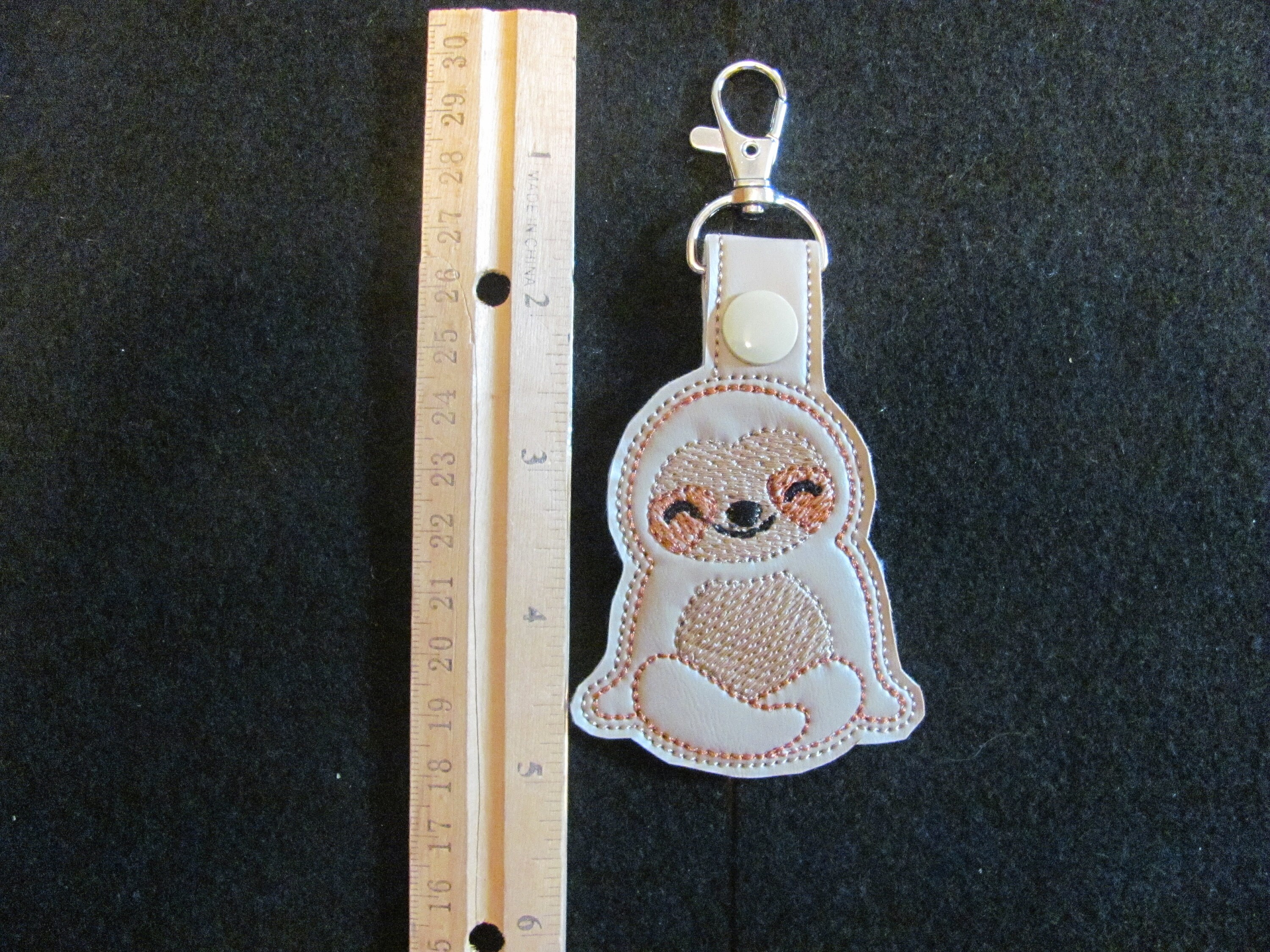 Quarter Keeper Key Chain Sloth Keychain Sloth Quarter - Etsy