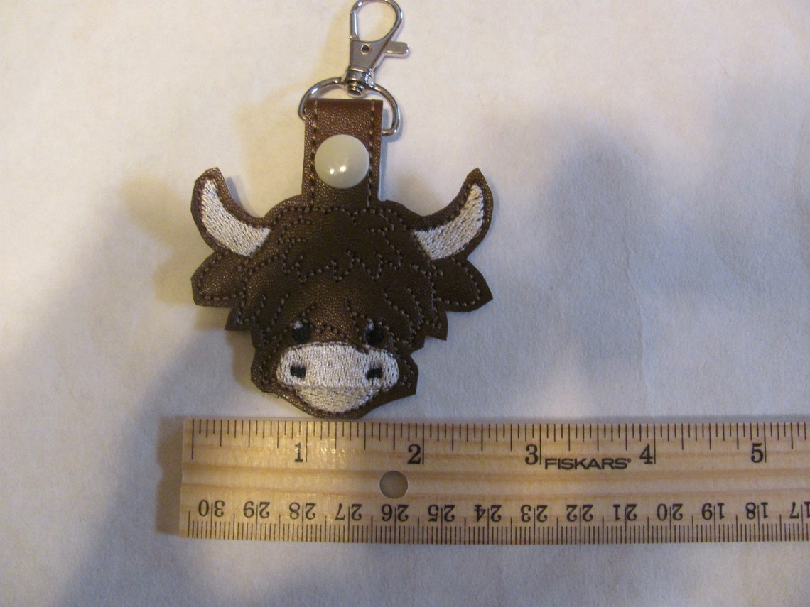 Highland Cow Key Chain Highland Cow Keyring Highland Cow - Etsy
