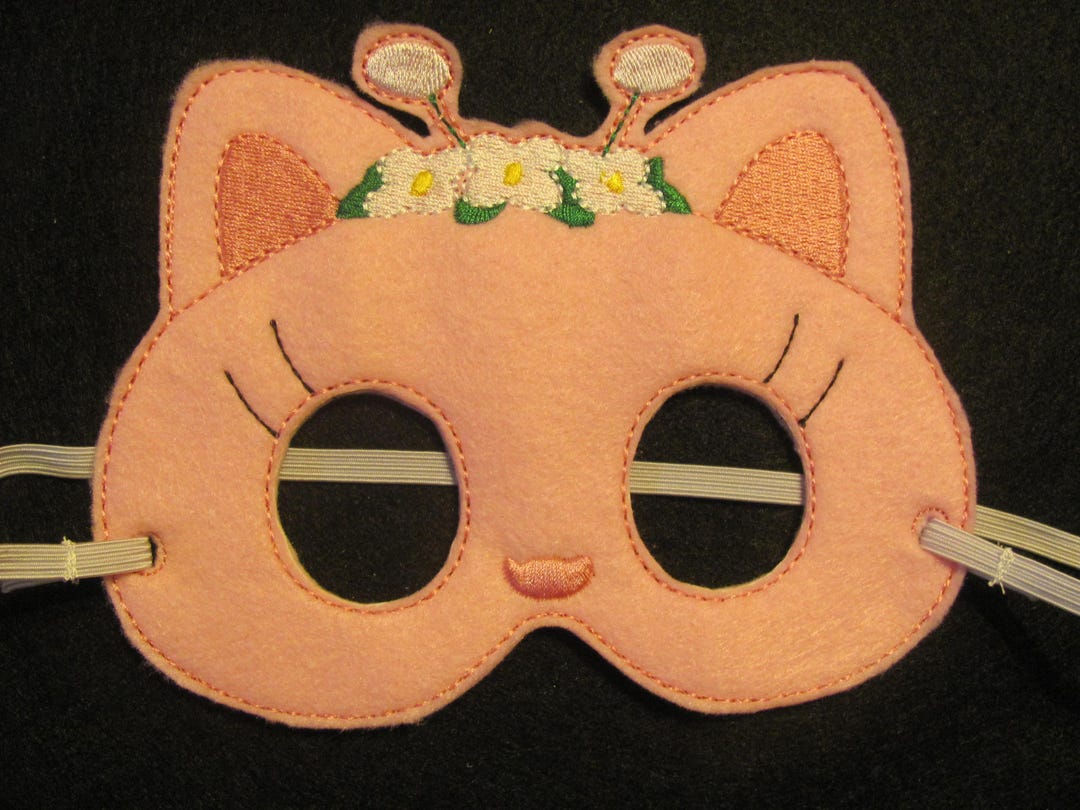 Kitty Fairy Masks- Kitty Cat Fairy Photo Prop - Fairy Kitty Felt Mask ...