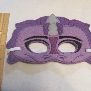 Happy Dragon Party Masks - Purple Dragon Photo Prop - Dragon Felt Mask ...