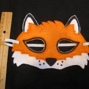 Fox Party Mask - Fox Photo Prop - Fox Party Favor - Fox Felt Mask- Fox ...