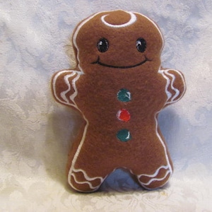 Gingerbread Boy and Girl Set of Christmas Decorations- Gingerbread ...