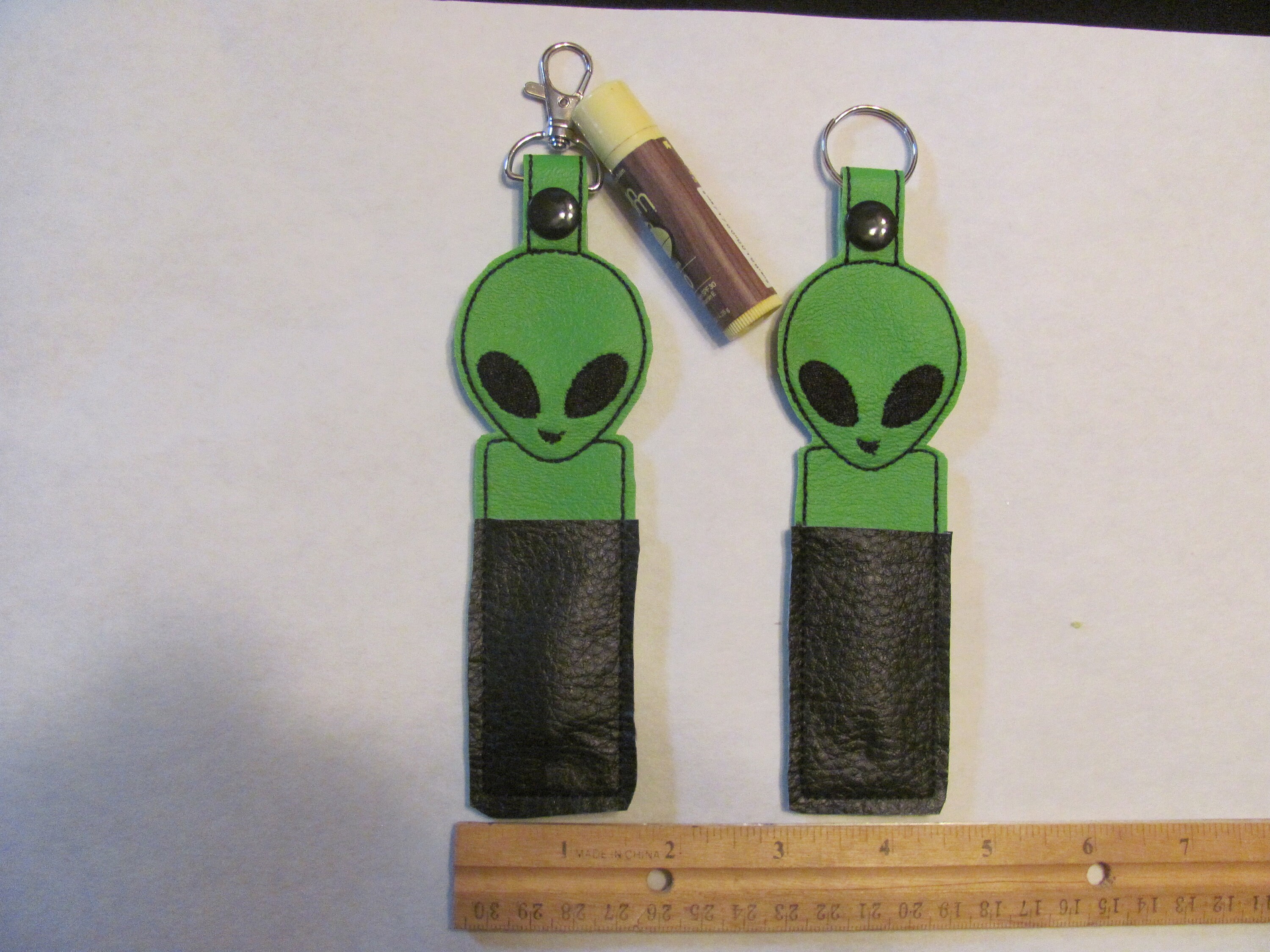 Alien Lip Balm Holder - Alien Lip Balm Case - Alien Key Fob - Alien Key ...