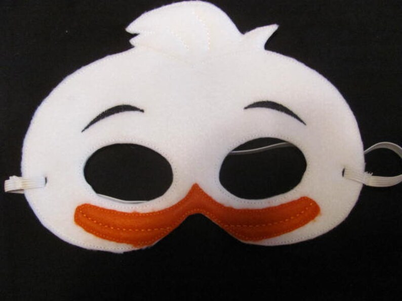Duck Felt Party Mask 2 Sizes Duck Photo Prop Duck Party - Etsy