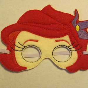 Mermaid Party Mask -mermaid Princess Photo Prop - Mermaid Party Favor ...