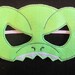 T-rex Party Masks- Lime Green Dinosaur Photo Prop - Felt Mask - Pretend ...