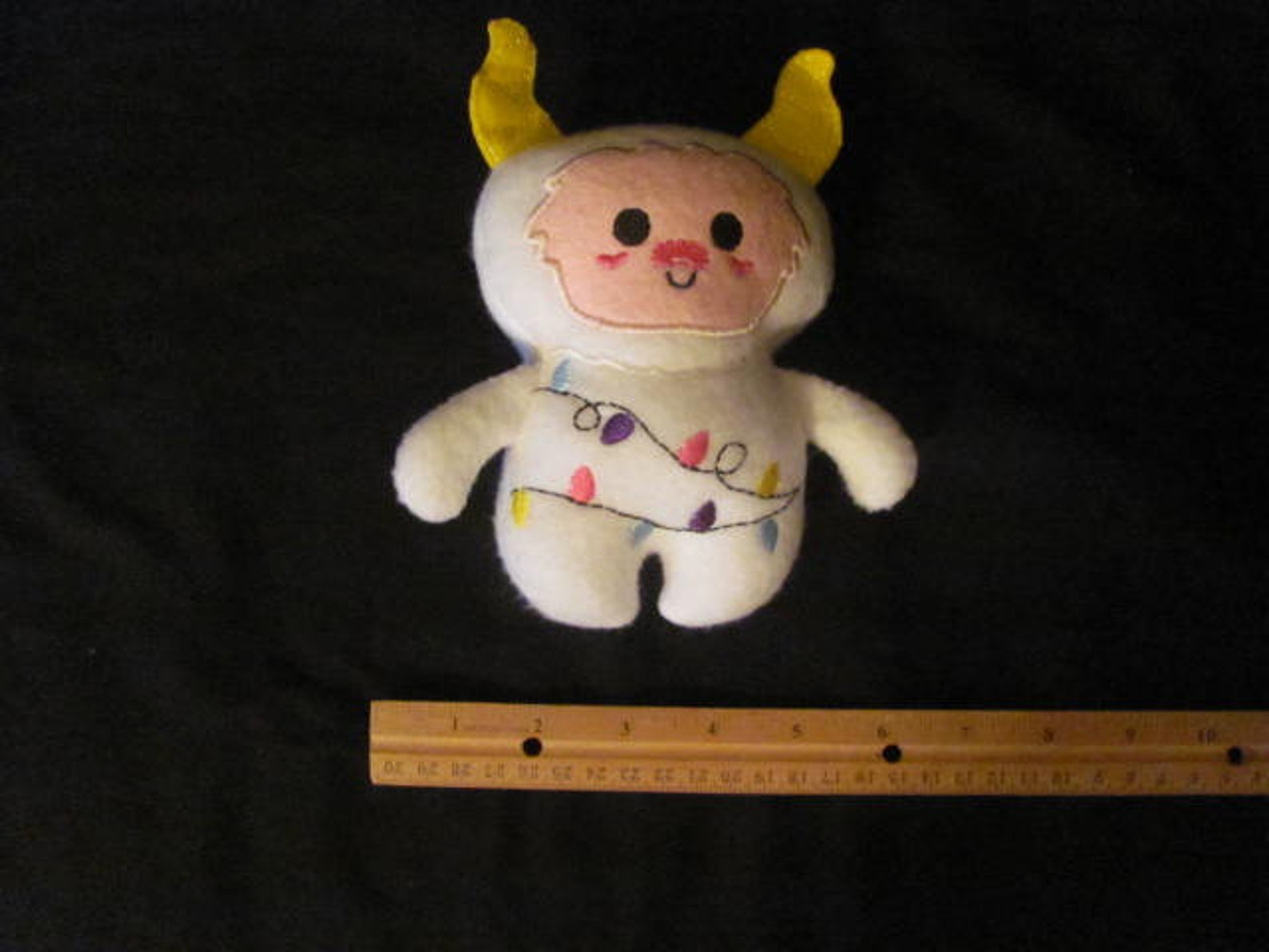 Snow Monster Christmas Decoration Snow Monster Girl Plush | Etsy