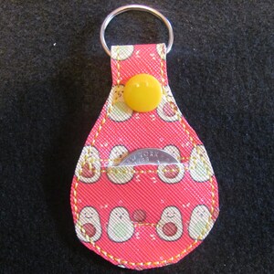 Quarter Key Chain, Oval Quarter Holder Keychain, Oval Quarter Holder ...