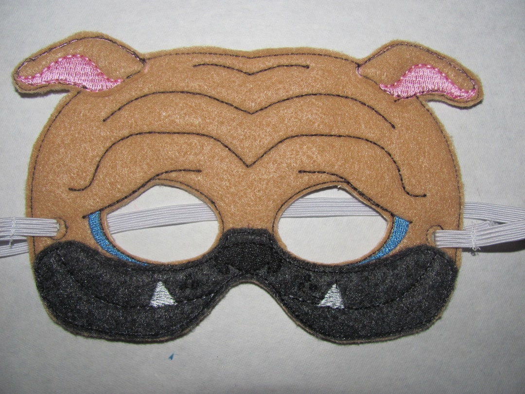 Bulldog Party Mask - Bulldog Photo Prop - Bulldog Party Favor - Bulldog ...