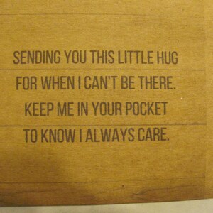 Cross Pocket Hug With Card -cross Pocket Hug - Cross Hug Card - Cross ...