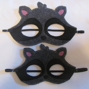 Raccoon Party Mask 2 Sizes Raccoon Photo Prop Raccoon Party Favor ...