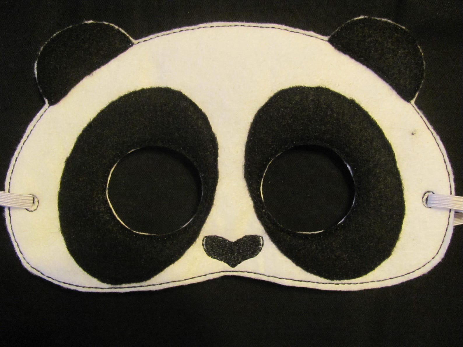 Panda Bear Party Masks- Panda Bear Photo Prop - Felt Mask - Pretend ...
