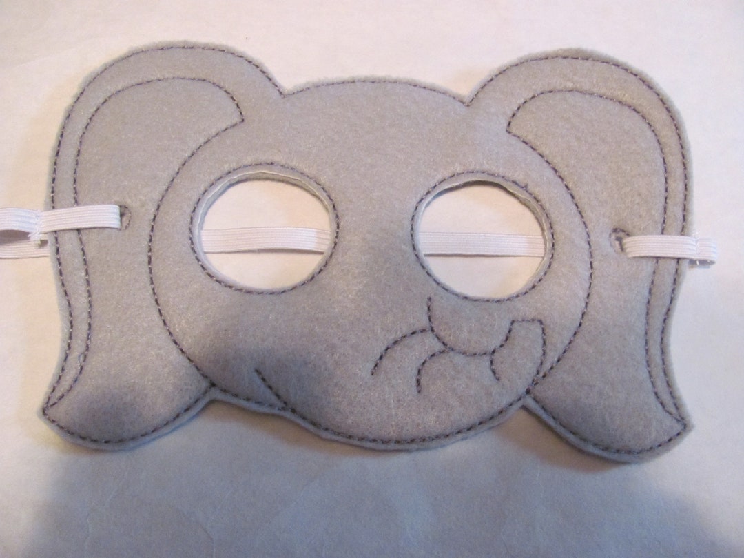 Elephant Party Mask - Elephant Photo Prop - Elephant Party Favor ...
