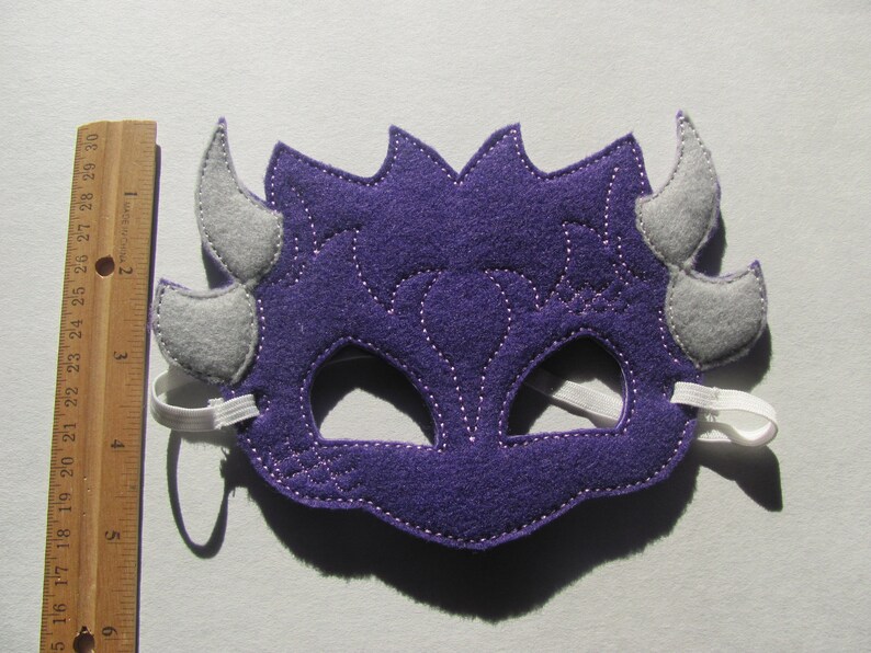 Dragon Party Masks Purple Dragon Photo Prop Dragon Felt Mask - Etsy