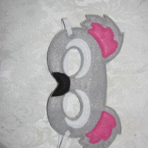 Koala Bear Felt Party Mask - Koala Photo Prop - Koala Bear Party Favor ...