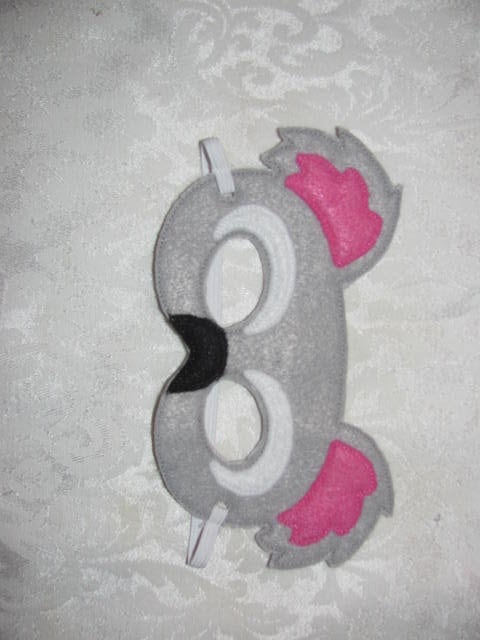 Koala Bear Felt Party Mask Koala Photo Prop Koala Bear | Etsy