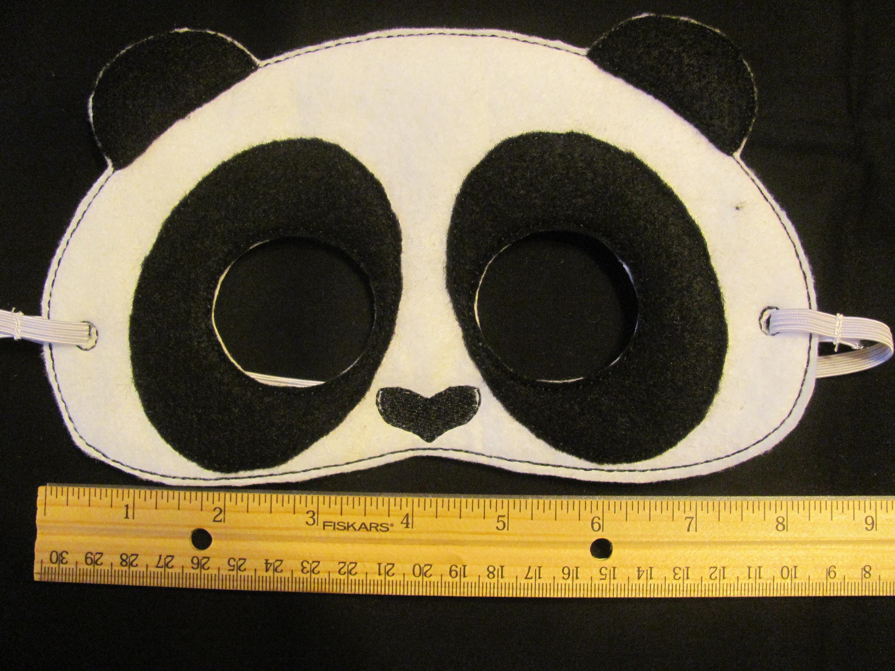 Panda Bear Party Masks- Panda Bear Photo Prop - Felt Mask - Pretend ...