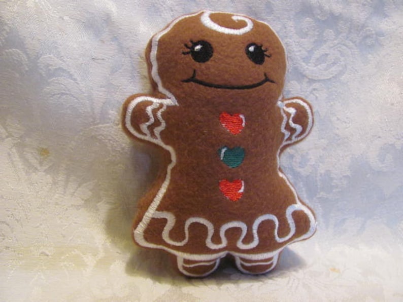 Gingerbread Boy and Girl Set of Christmas Decorations - Etsy