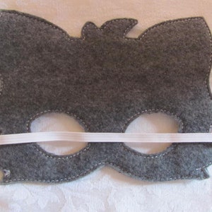Gray Wolf Felt Party Mask - Gray Wolf Photo Prop - Gray Wolf Party ...