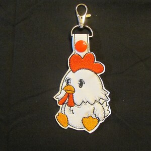 Chicken Key Chain - Chicken Quarter Holder Keychain - Chicken ...