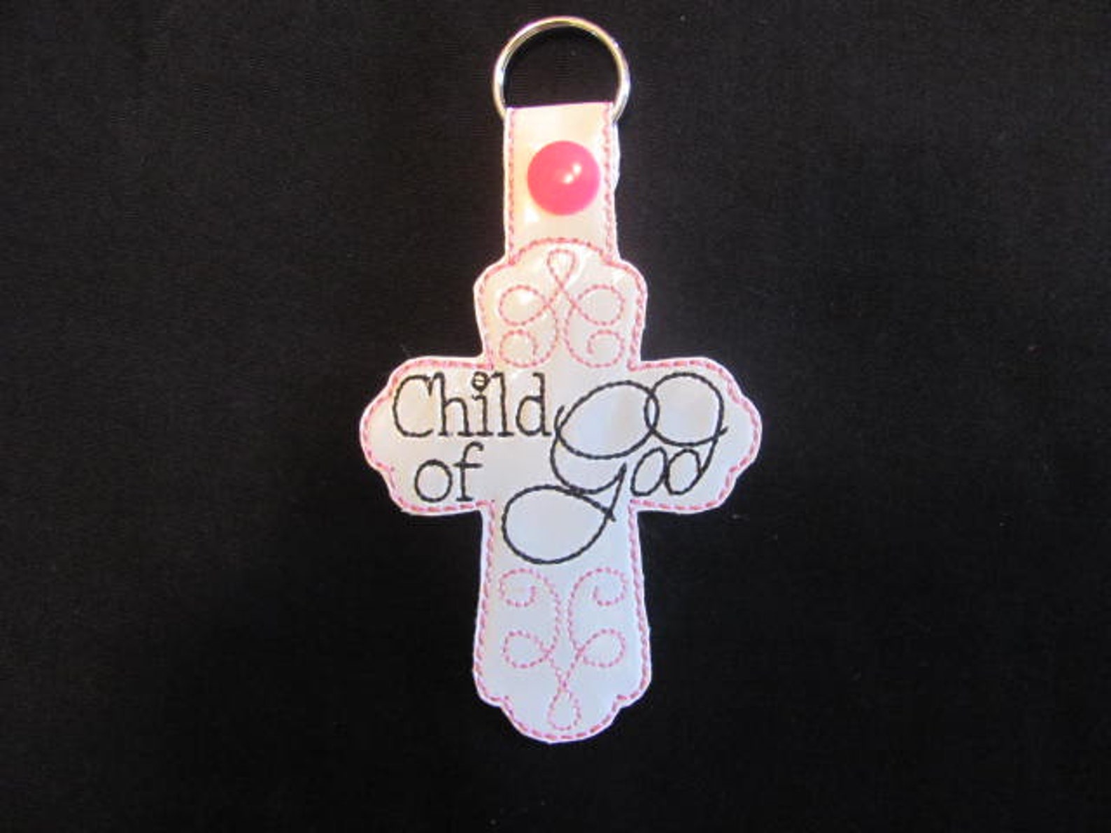 Cross Key Fob Child of God Key Fob Religious Key Fob - Etsy