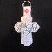 Cross Key Fob Child of God Key Fob Religious Key Fob Cross Bag Tag ...