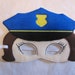 Female Police Officer Party Mask Girl Police Officer Photo Prop Police ...