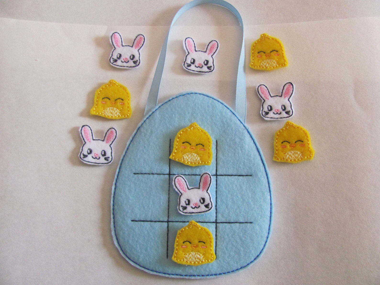 Tic Tac Toe Game Easter Tic Tac Toe Take Along Game | Etsy