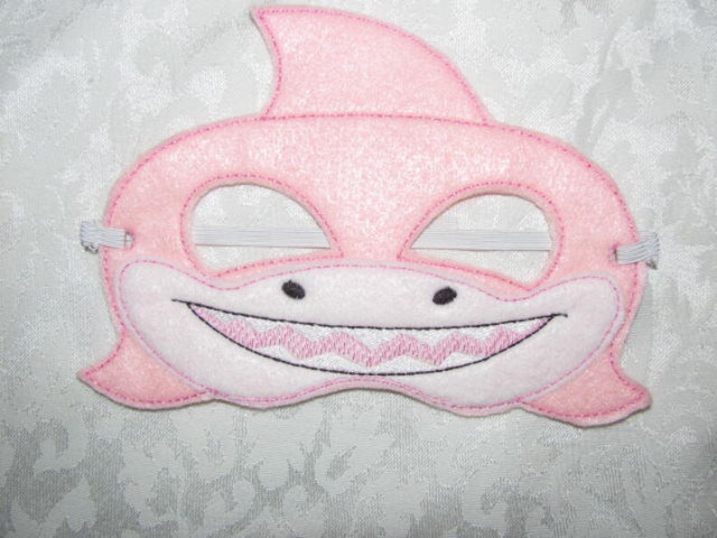 Shark Mask Choose Your Color Felt Shark Mask Photo Prop - Etsy