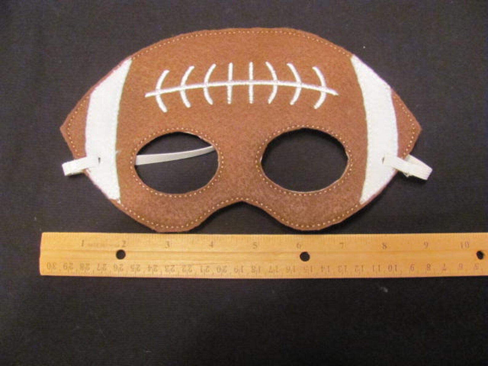 Football Felt Party Mask - Football Photo Prop - Football Party Favor ...