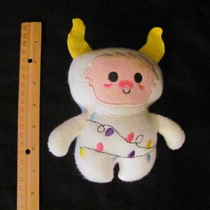 Snow Monster Christmas Decoration- Snow Monster Girl Plush - Snow ...