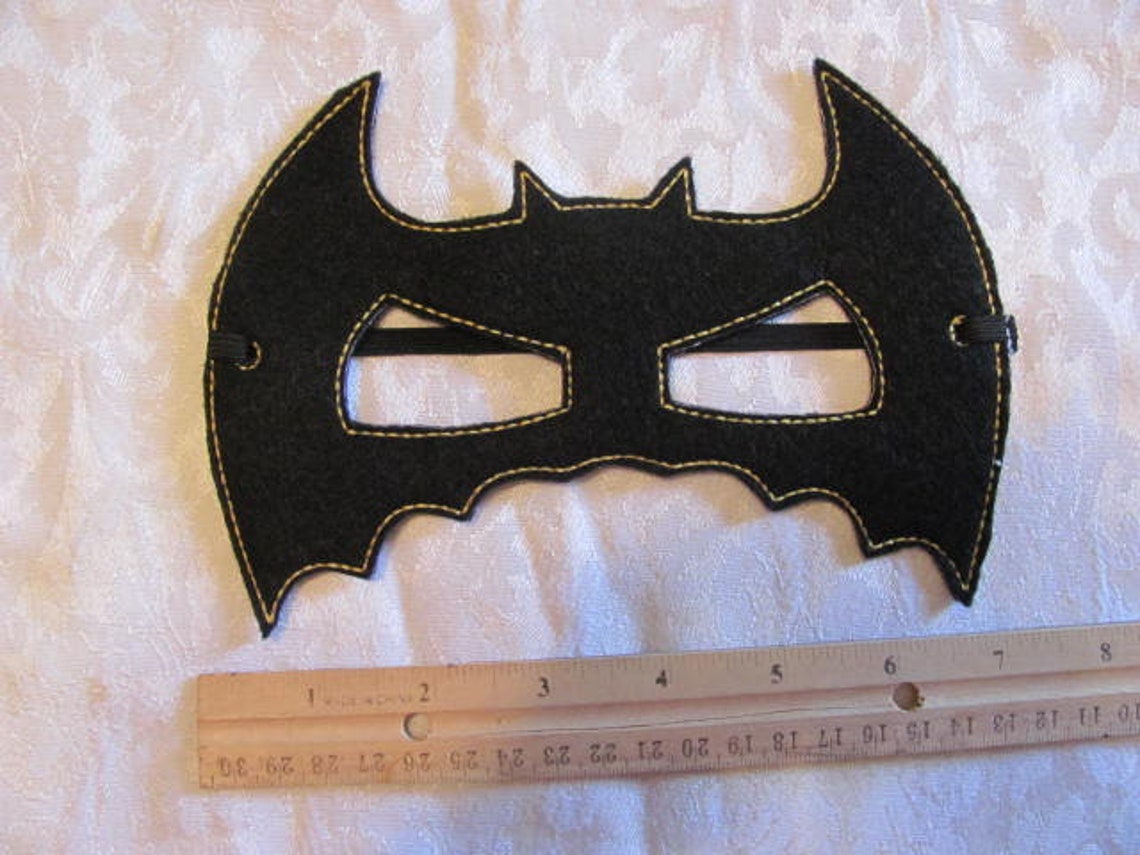 Black Bat Mask Party Masks Bat Mask Photo Prop Felt Mask - Etsy