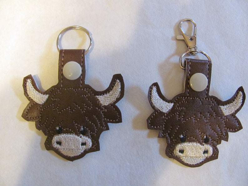 Highland Cow Key Chain Highland Cow Keyring Highland Cow - Etsy