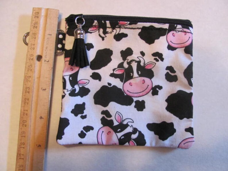 Cow Zipper Bag - Cow Mask Bag - Cow Organizer Bag - Cow Zipper Pouch ...